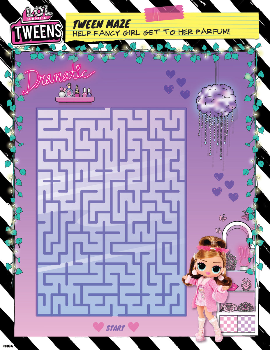 Tweens Fancy Girl Maze – L.O.L. Surprise! Kids